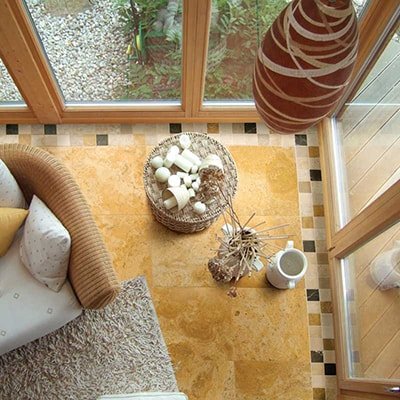 Gold Travertine Tile | Stone Miami
